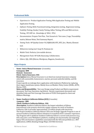 Resume imran ansari ansari | DOC