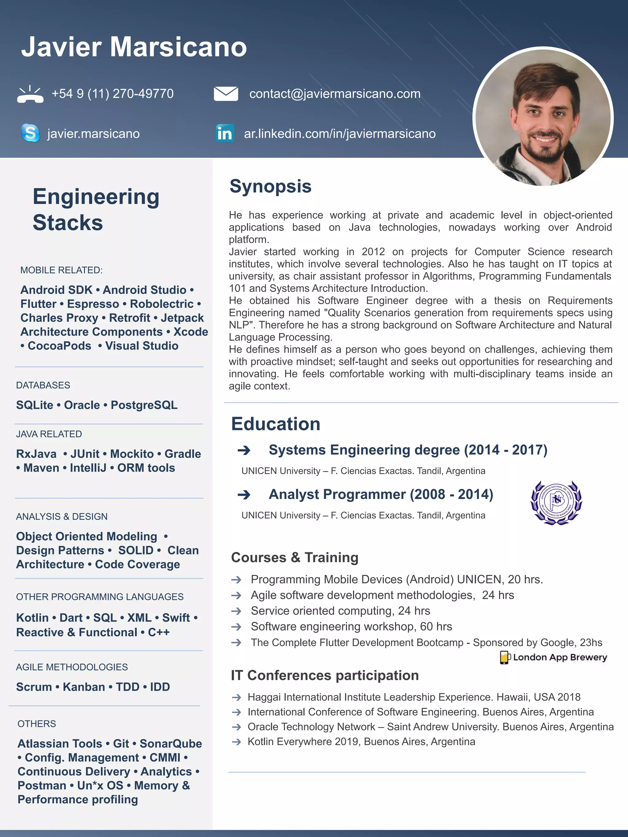 Mobile Developer Resume | PDF