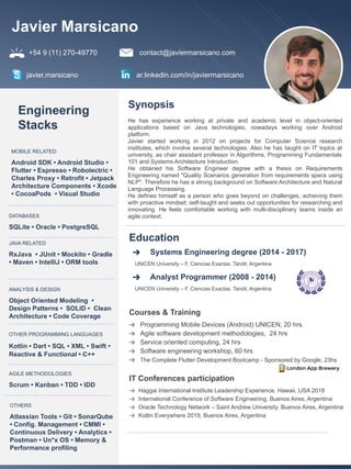 Mobile Developer Resume | PDF