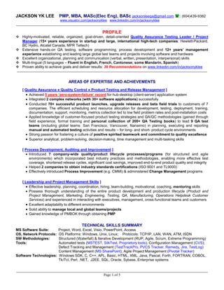 Resume Jackson Lee | PDF