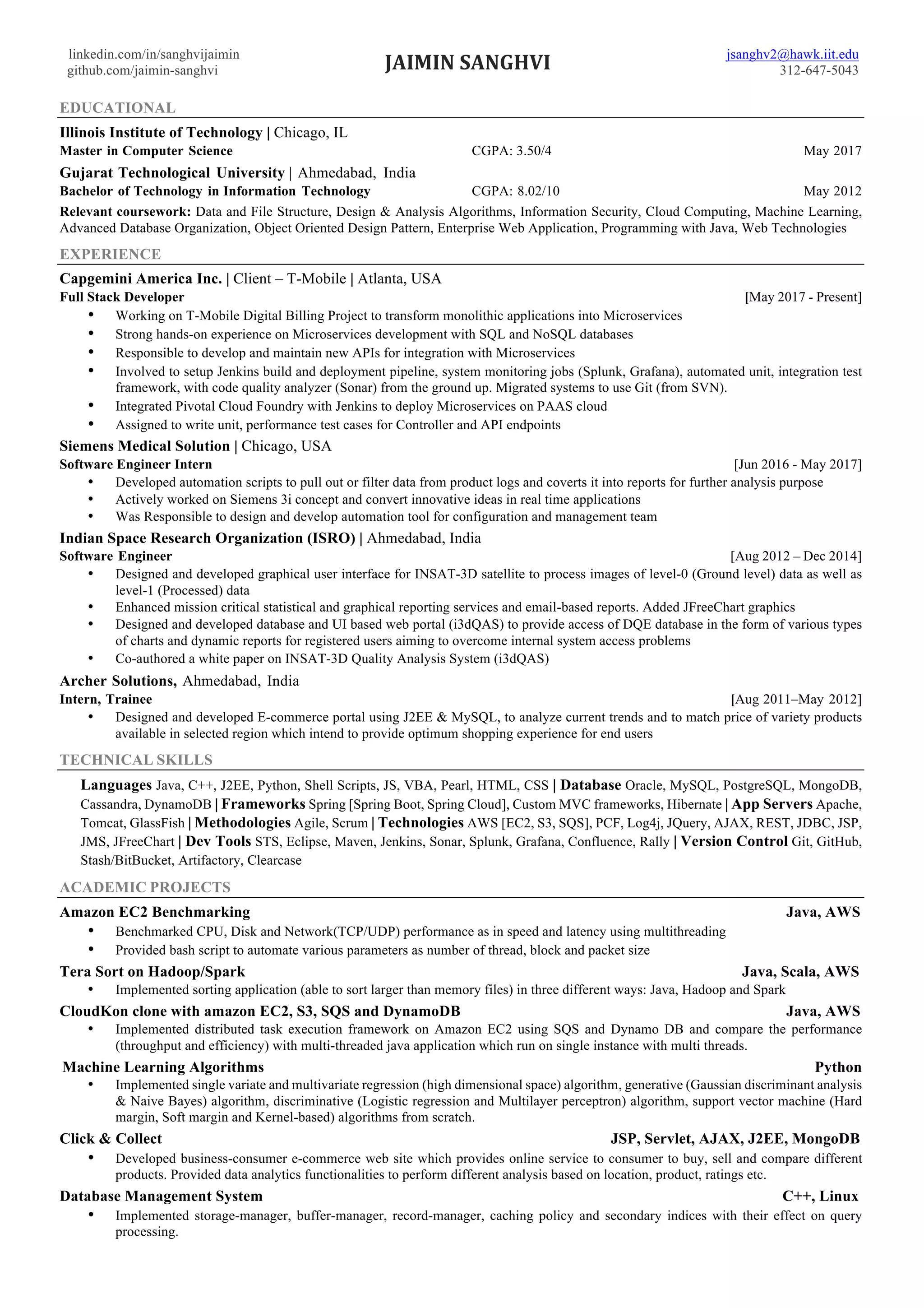 Resume_Jaimin_Sanghvi_FullStack_Developer | PDF