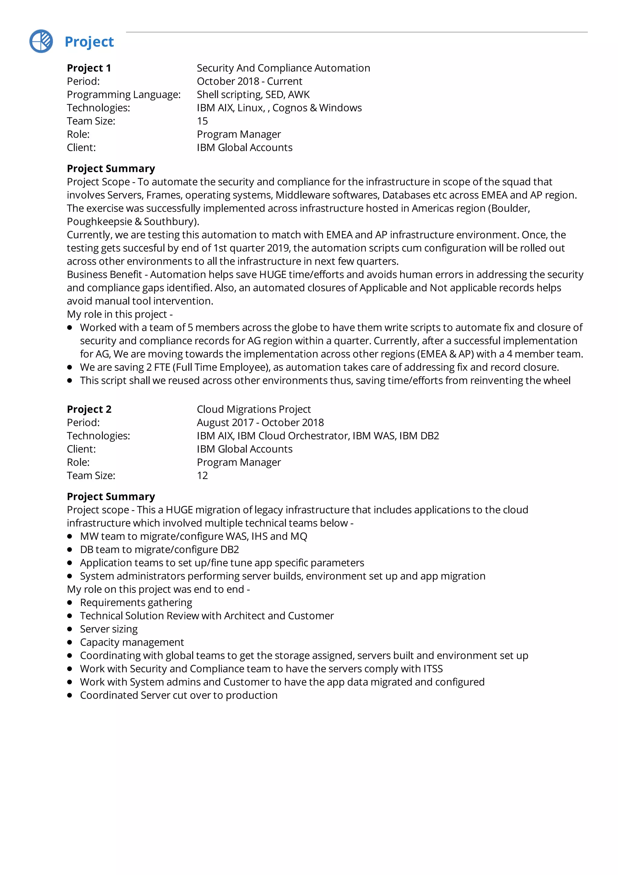 Global Squad Leader - Resume | PDF