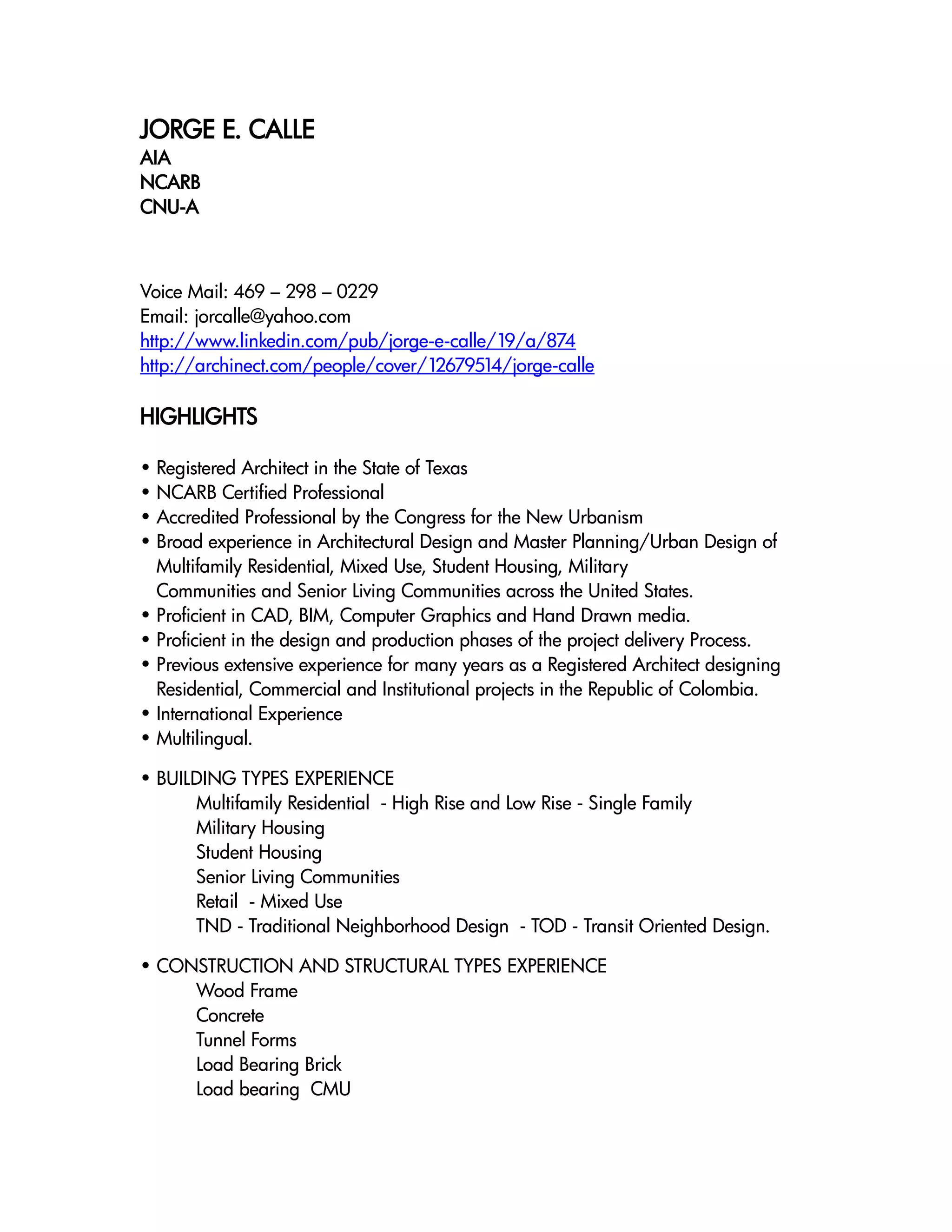 Resume jec text | PDF