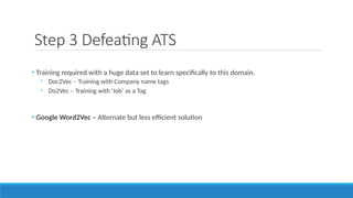 Resume Job Matching With Job Description | PPT