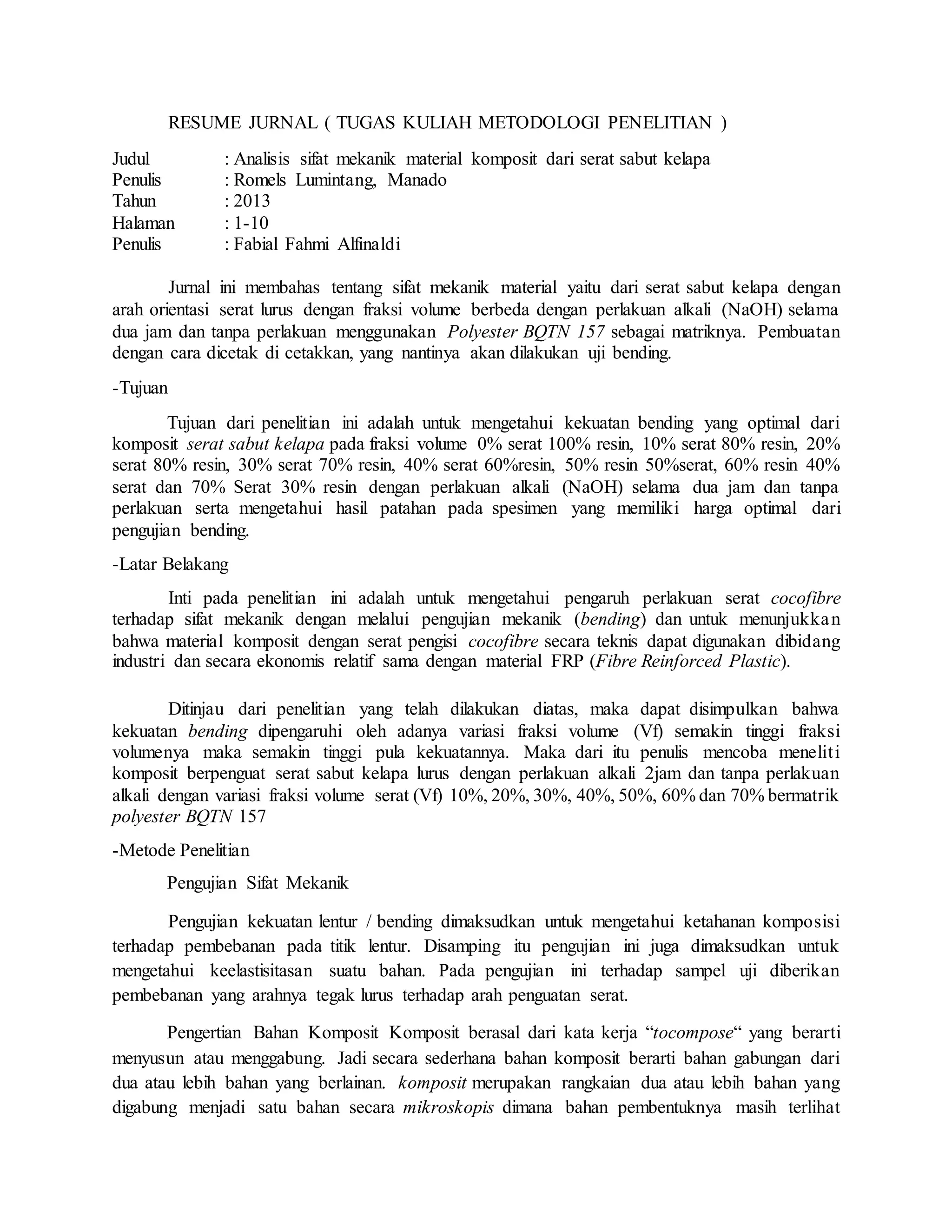 Resume jurnal done 1 komposit | DOCX