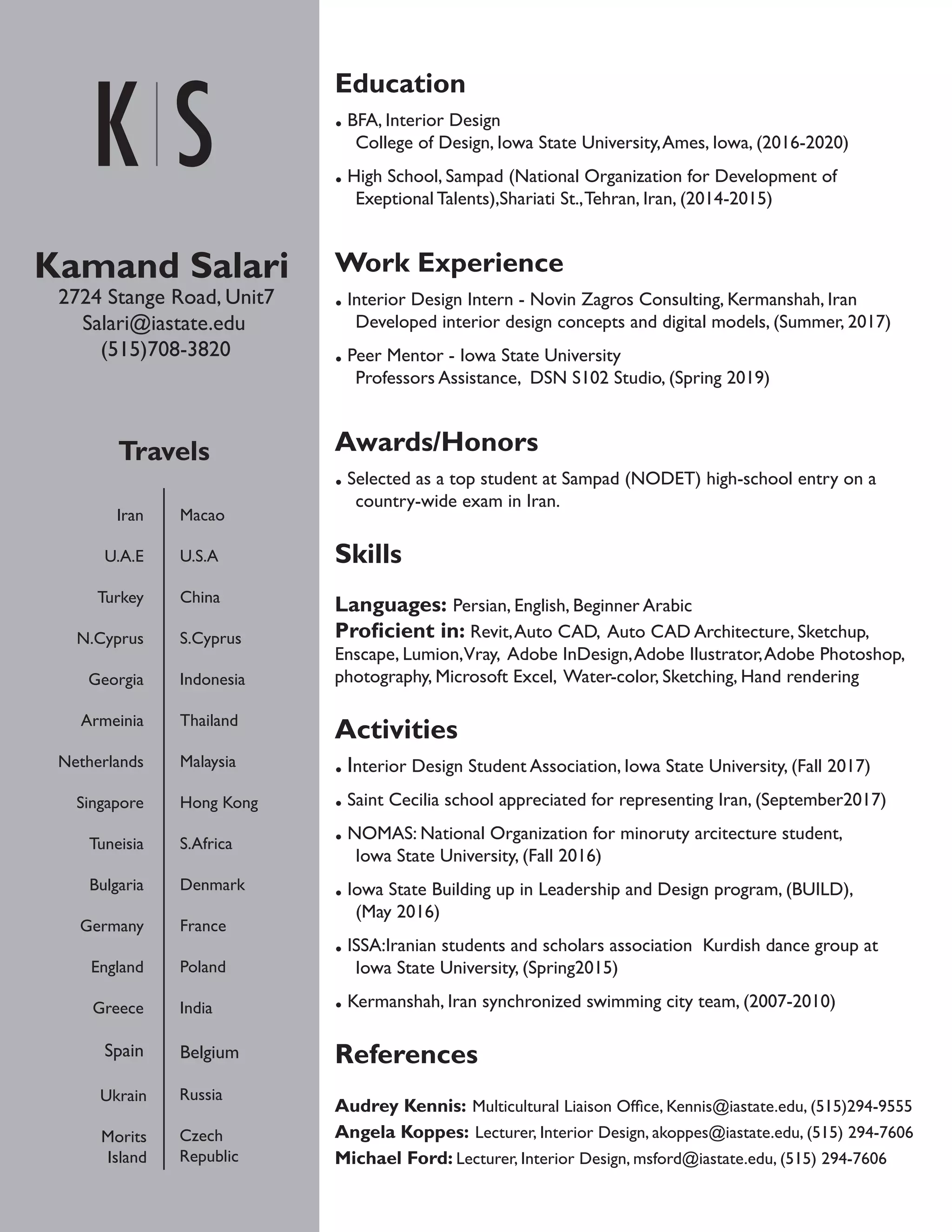 Resume, kamand salari | PDF
