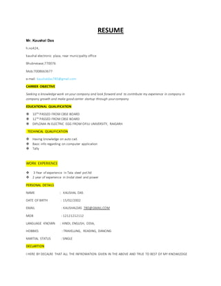 RESUME (KAUSAHL;).docx