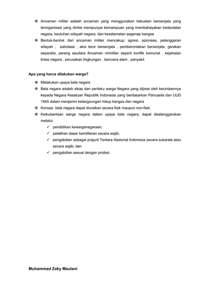 Resume kewiraan muhammad zaky maulani | PDF