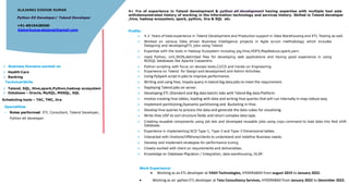 Resume_KISHORE.pdf Resume...........,...... | PDF