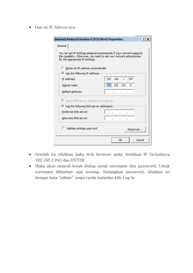 Resume konfigurasi access point | PDF