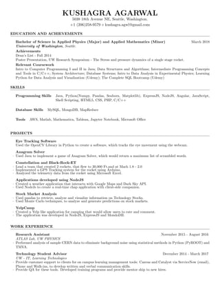 Resume_kushagra | PDF