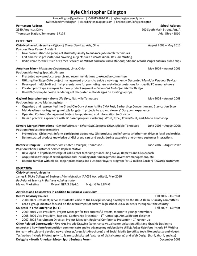 Resume Kyle Edington | PDF