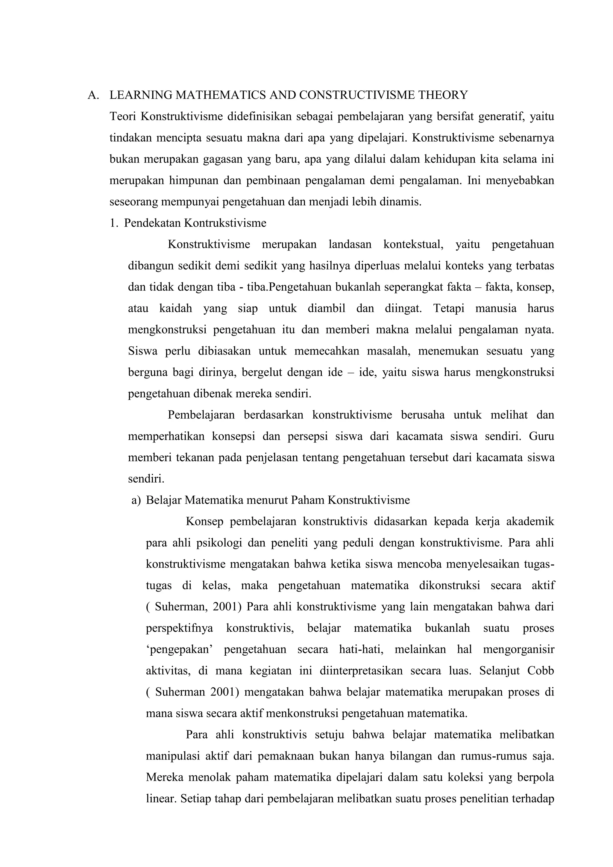 Resume landasan pendidikan dan pembelajaran matematika | PDF