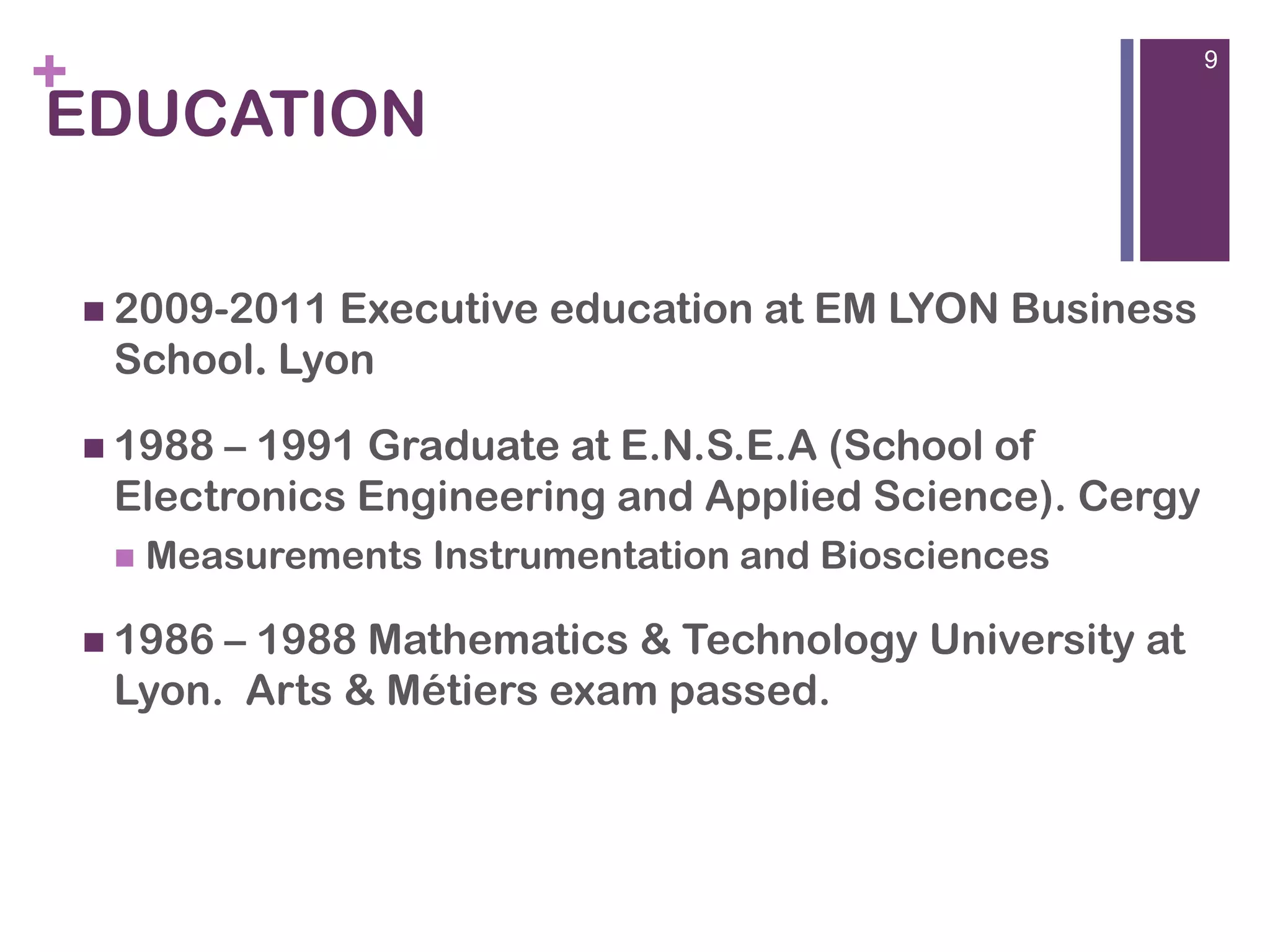 Resume laurent courbet | PPTX