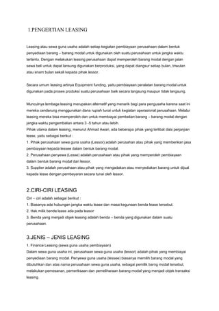 LEASING | DOCX