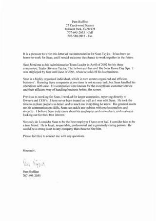 Resume & Lor All | PDF | Business Administration | Business