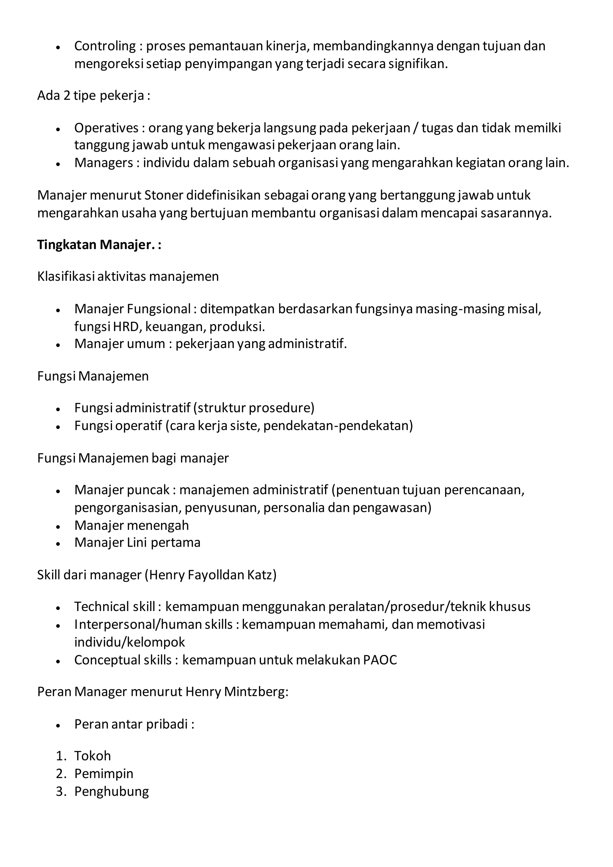 Resume manajemen | PDF