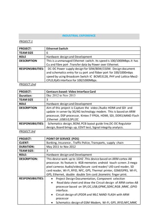 Resume manish kumar | DOCX | Computer Peripherals | Computing