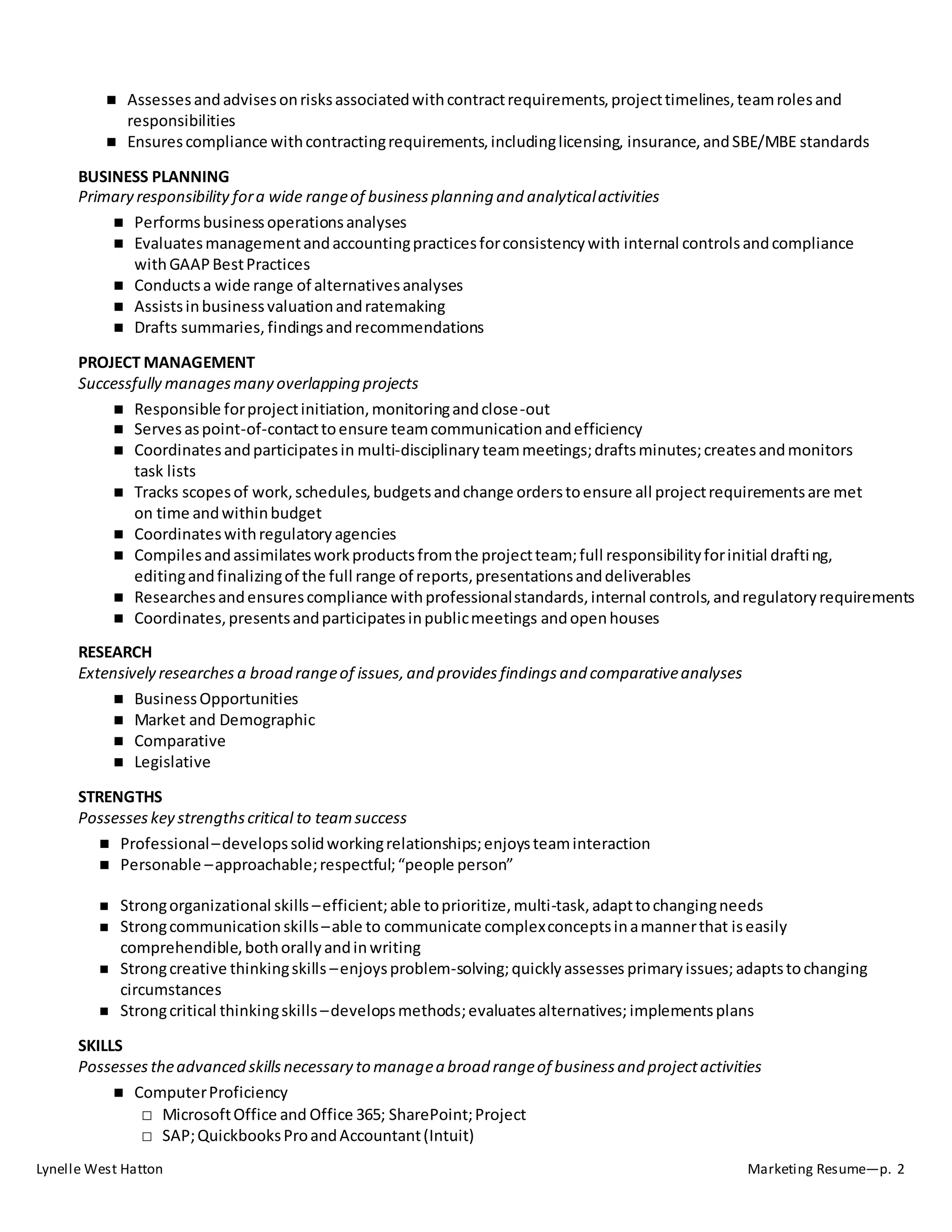 Marketing Resume | PDF