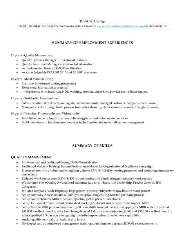 Resume | PDF