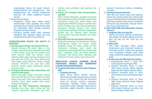 RESUME MATERI UJIAN MOOCK TAHUN 2024 P3K | DOCX