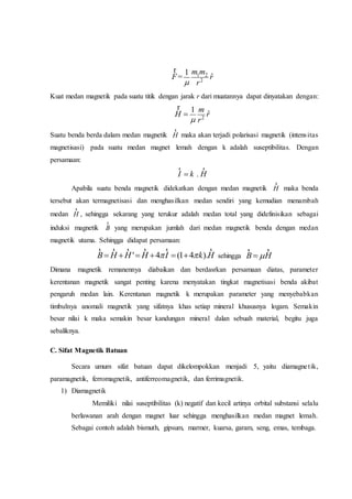 Resume metode geomagnet | DOCX