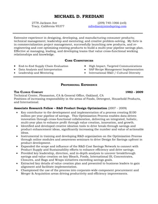 Resume M Frediani | PDF