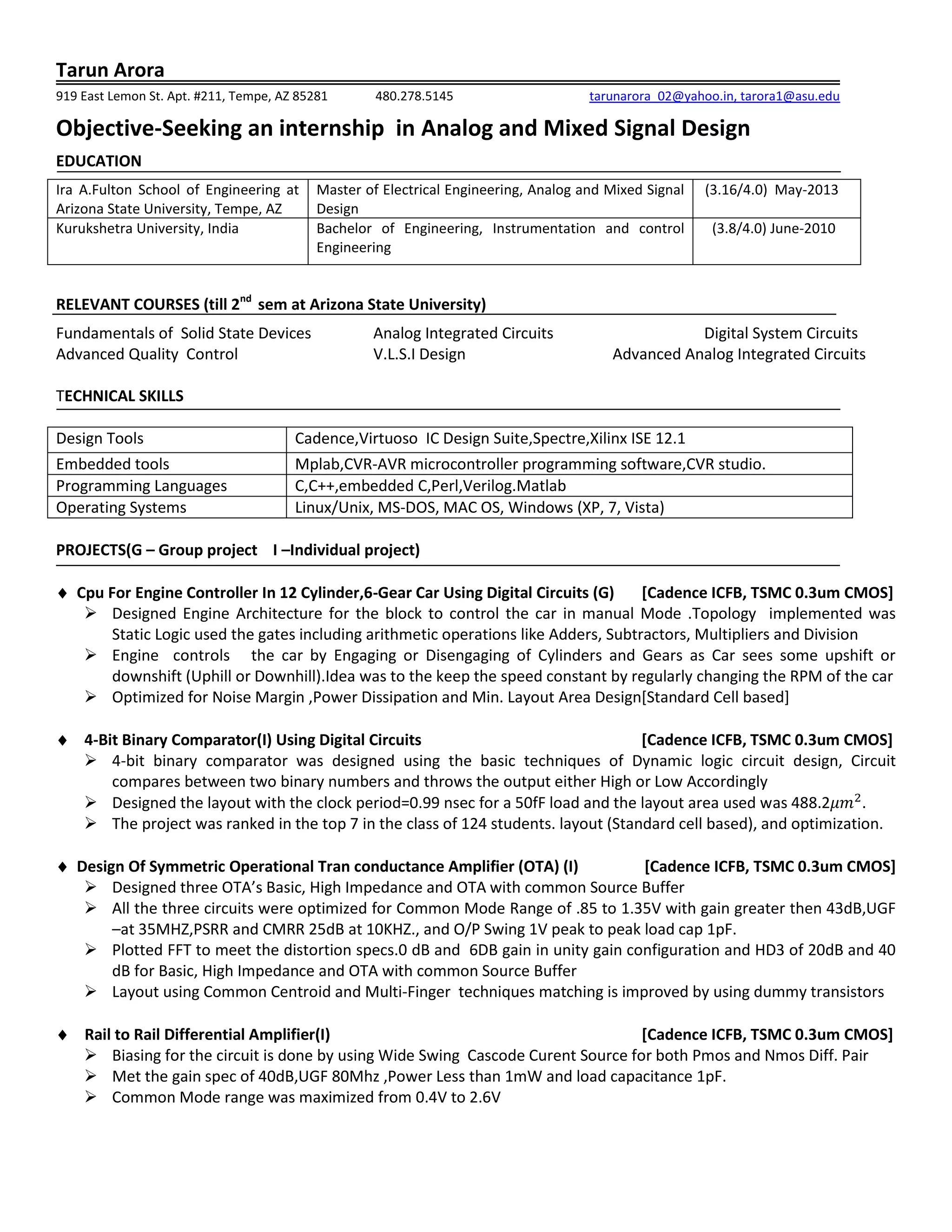 Resume mixed signal | PDF