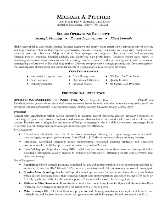 M Pitcher Resume | PDF