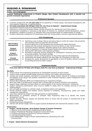 CV Mukund Sonawane | DOC