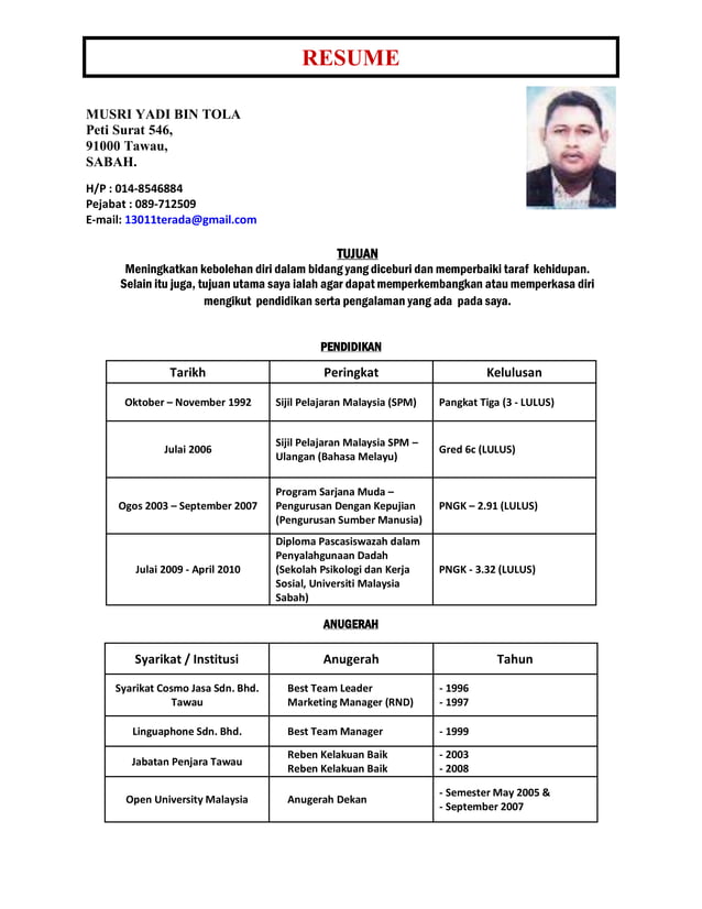 Resume musri yadi tola | PDF