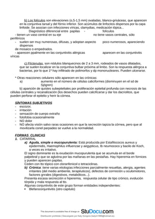 Resumen libro-oftalmologia-patologia-de-la-conjuntiva | PDF
