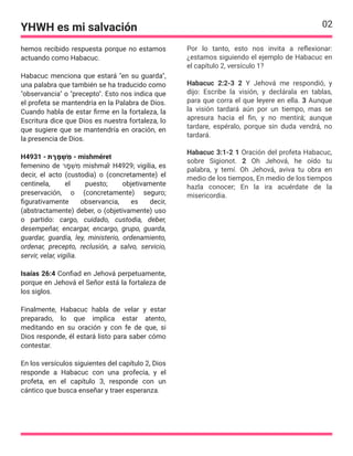 🛐 [Resumen] Sobre mi guarda estaré | Habacuc 2:1 | PDF