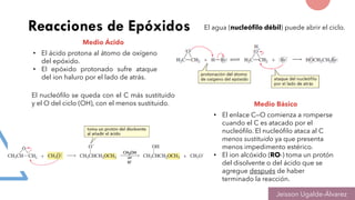 Resumen #8 Alcoholes, Éteres, Epóxidos y Aminas | PDF