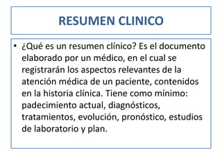 Como redactar un resumen clinico.pptx