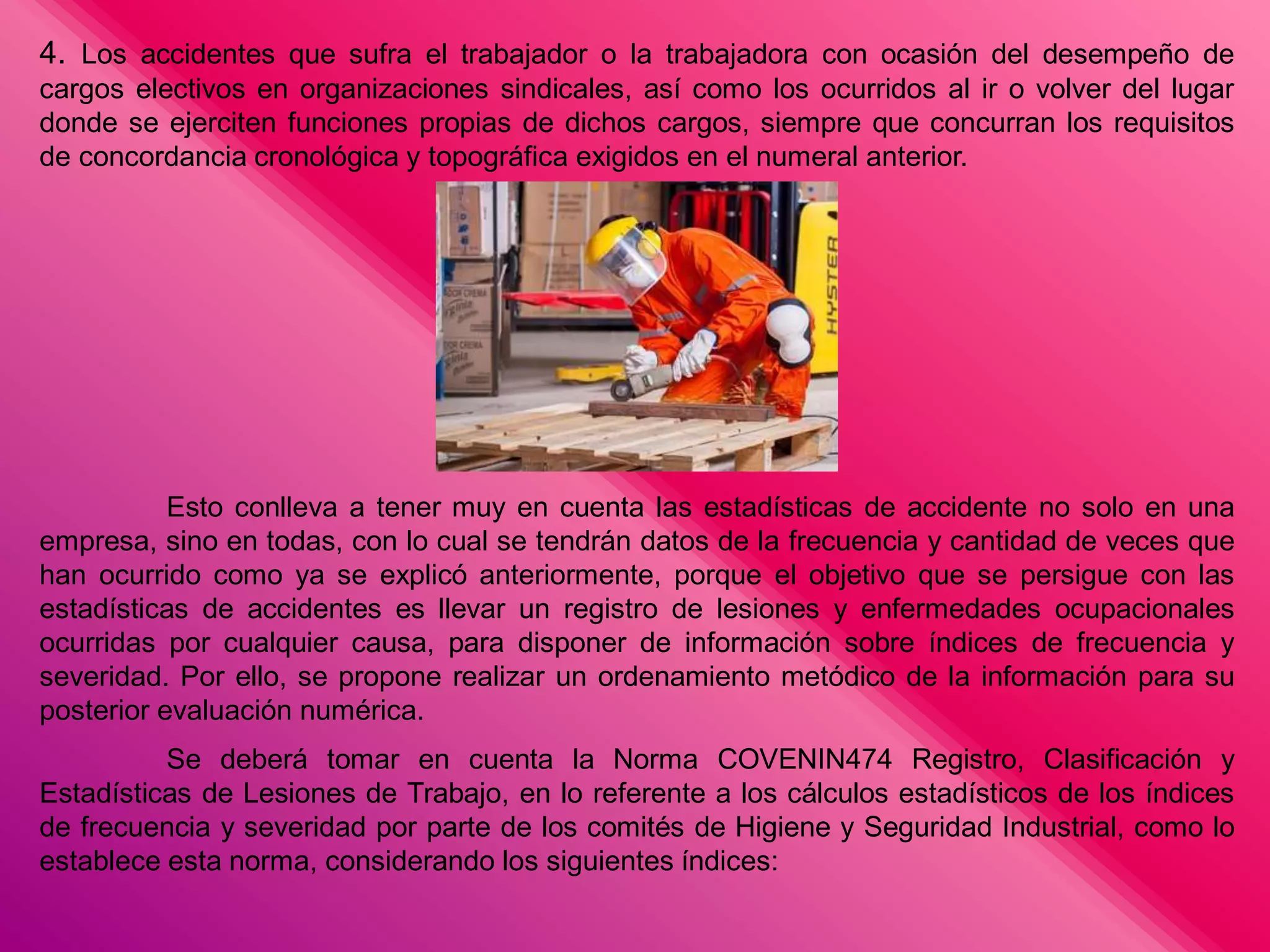 NORMA COVENIN 474-1997. REGISTRO, CLASIFICACIÓN Y ESTADÍSTICA DE ...