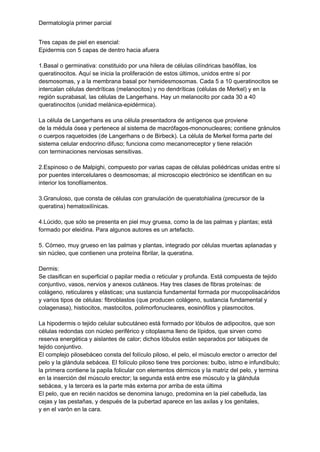 Resumen de dermatología primer parcial..pdf