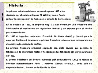 Resumen de fresadora | PDF