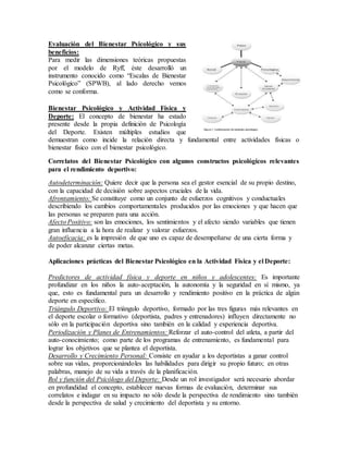 Bienestar Psicológico | PDF