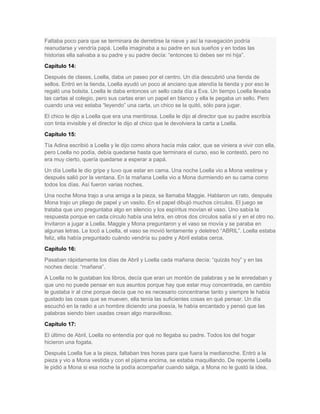 Resumen de la hija del espantapajaros | DOCX