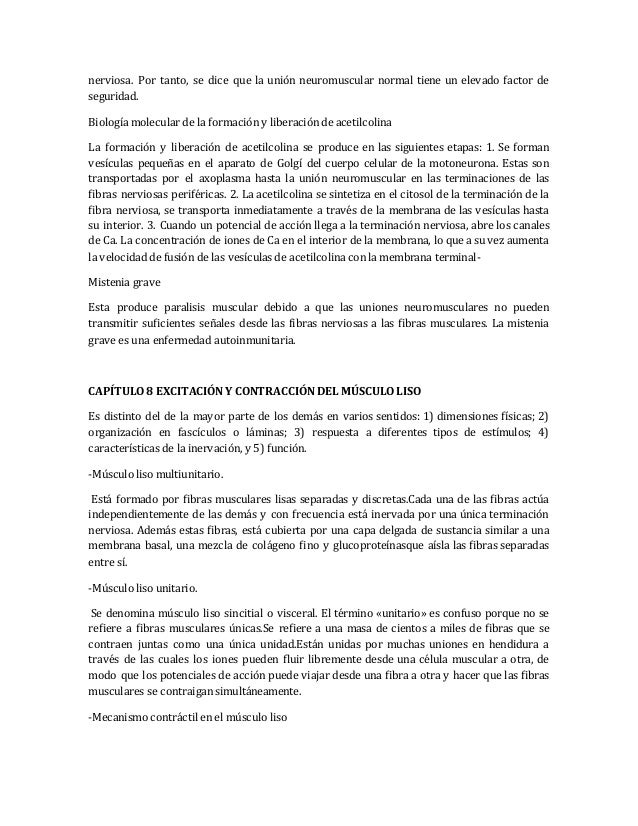 Resumen capítulos de guyton