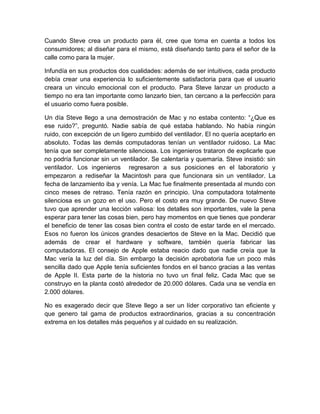Resumen del libro de steve jobs | DOCX