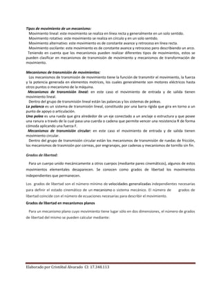 Resumen de mecanismos | PDF
