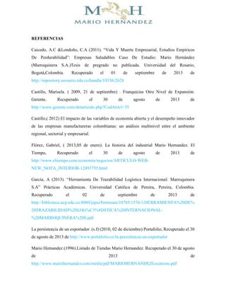 Resumen ejecutivo Mario Hernandez | DOCX