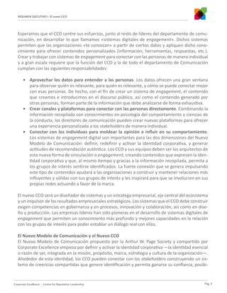 Resumen Ejecutivo. El nuevo CCO: Transformando las empresas en un mundo ...