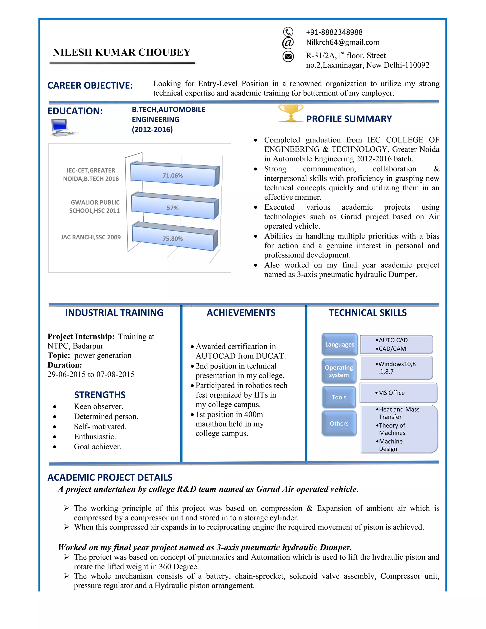 world's best resume format | PDF