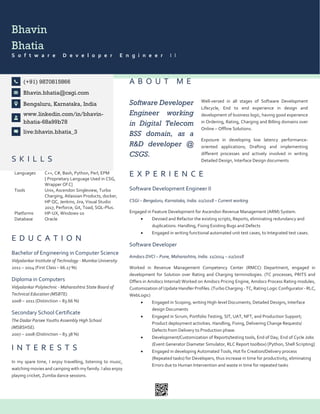 Resume | PDF
