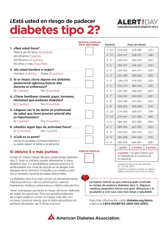 Resumen guia ada diabetes 2018