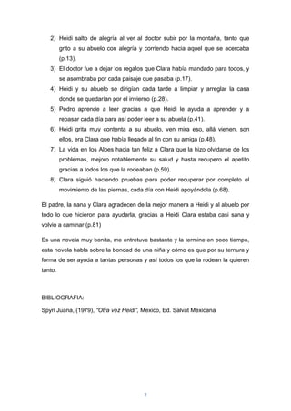 Resumen heidi otra vez | DOCX
