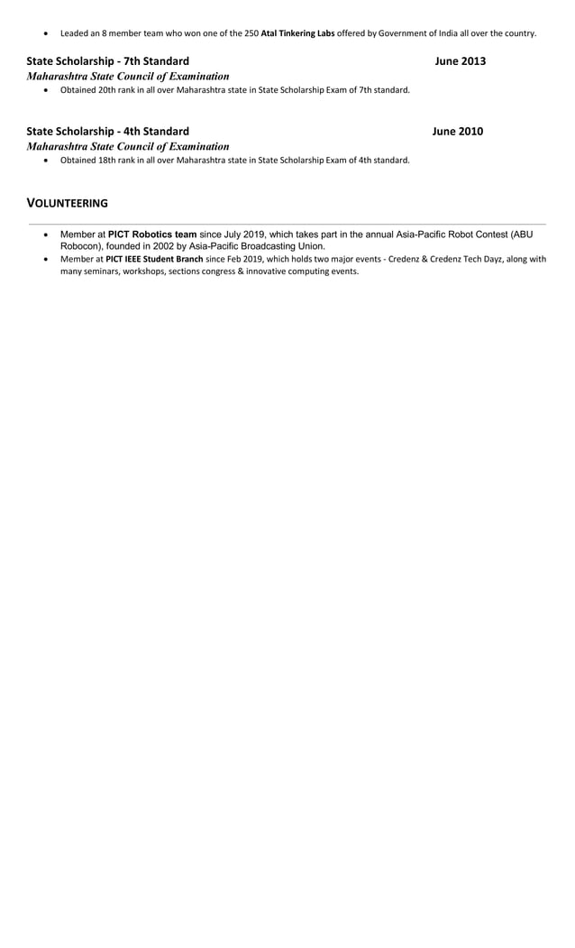 Resume Nikhil Pdf